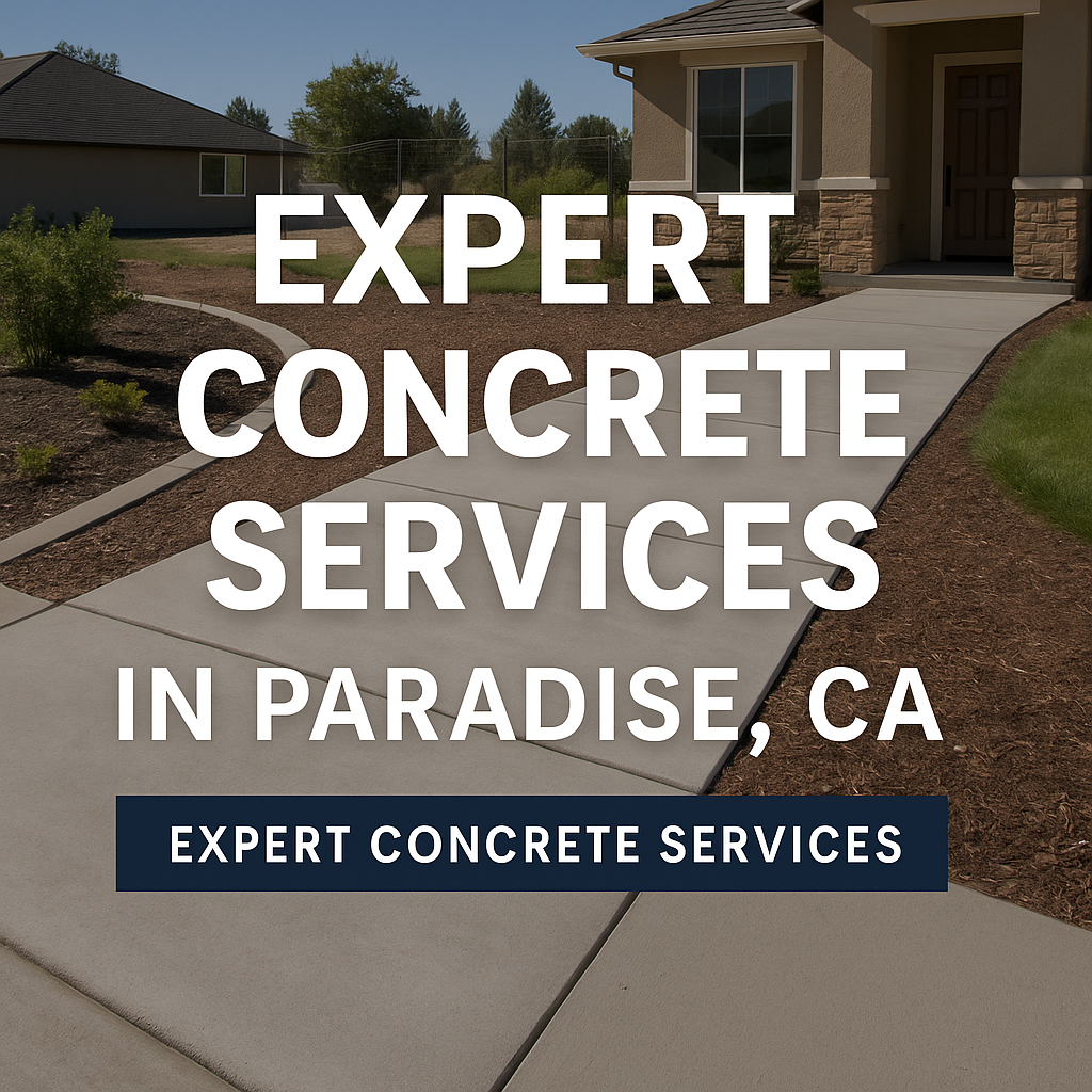 Chico Concrete: Paradise, CA Concrete Services - Get a Quote